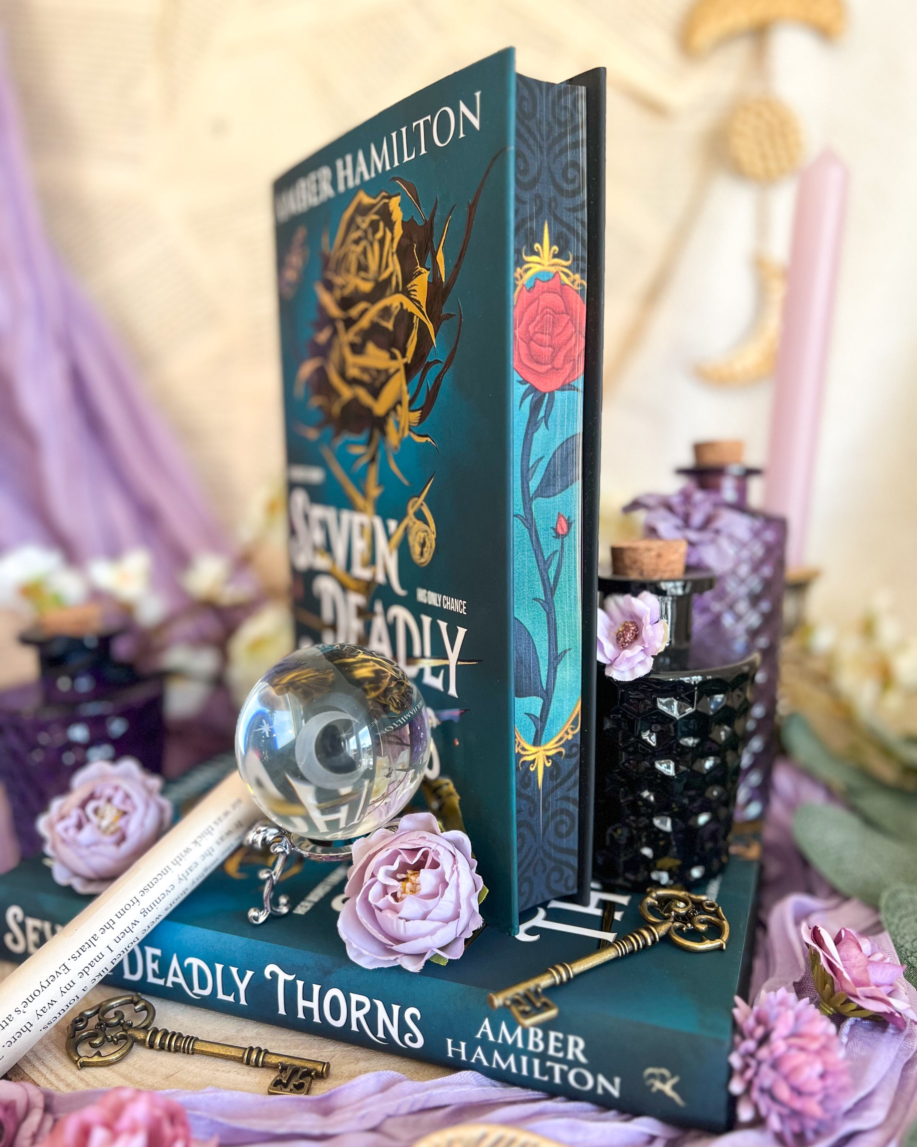 Seven Deadly Thorns Hardback with Sprayed Edge – Perfectly Edged